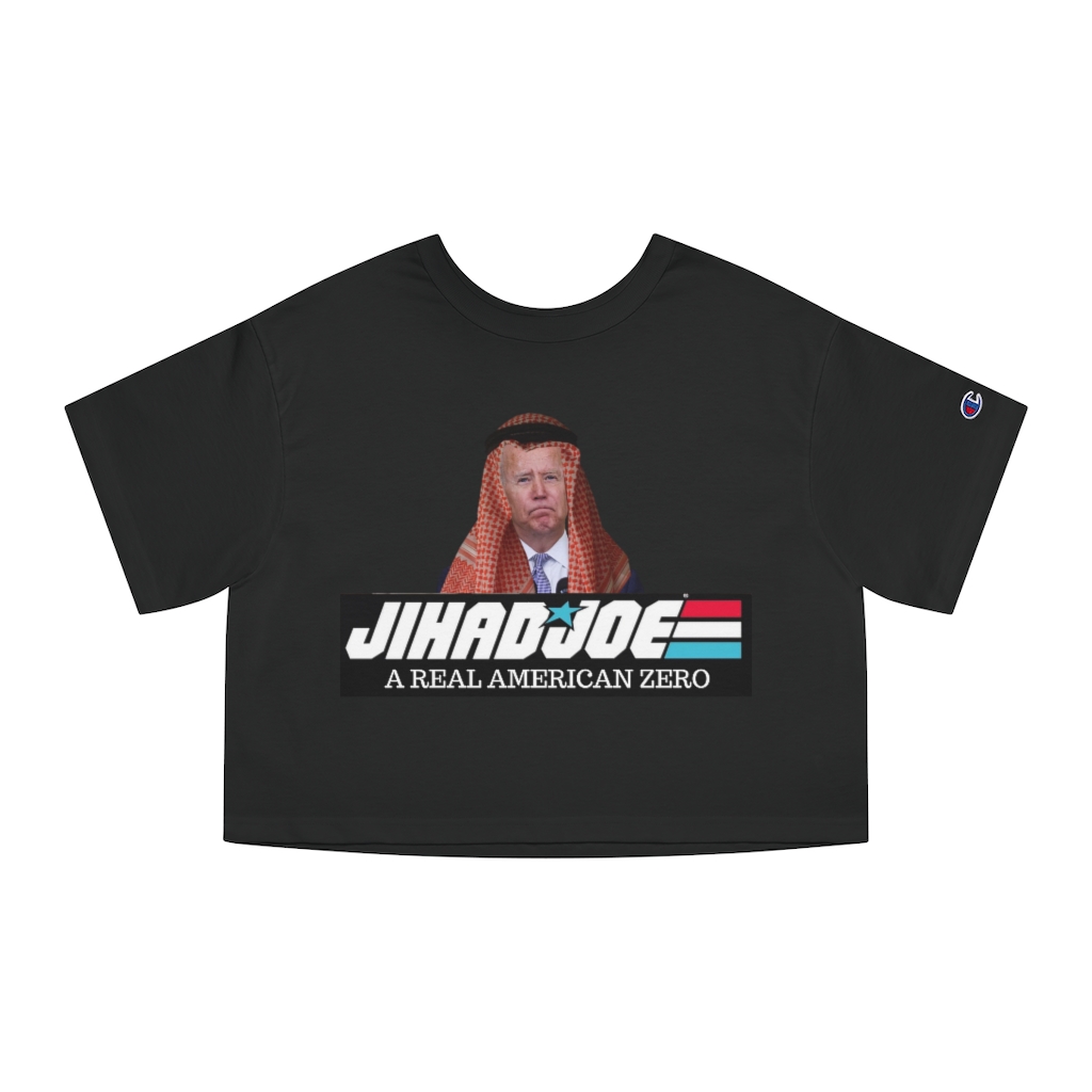 Jihad Joe - A True American ZERO - Champion Women's Heritage Cropped T ...