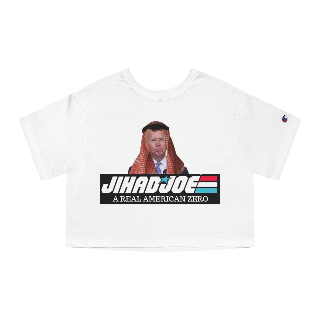 Jihad Joe - A True American ZERO - Champion Women's Heritage Cropped T ...